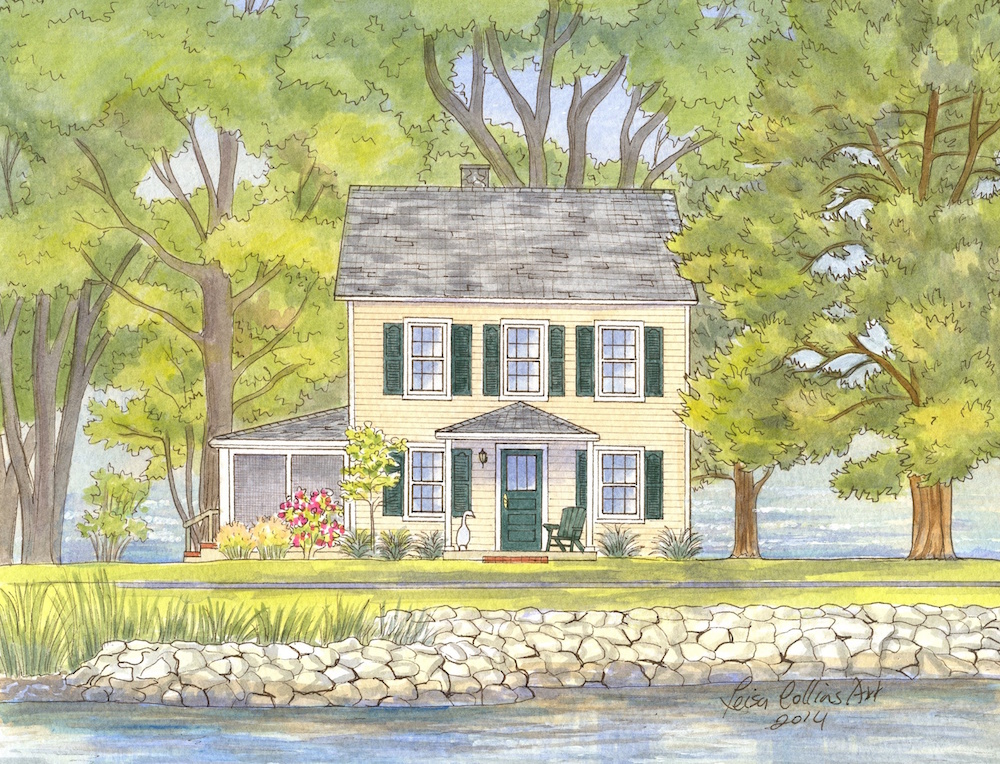 Home Portrait | Custom House Portrait Online