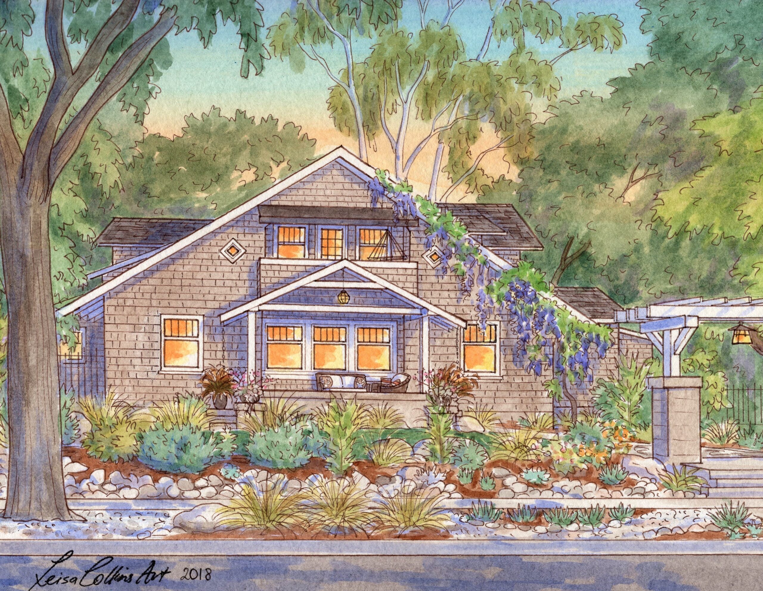 Home Portrait | Custom House Portrait Online