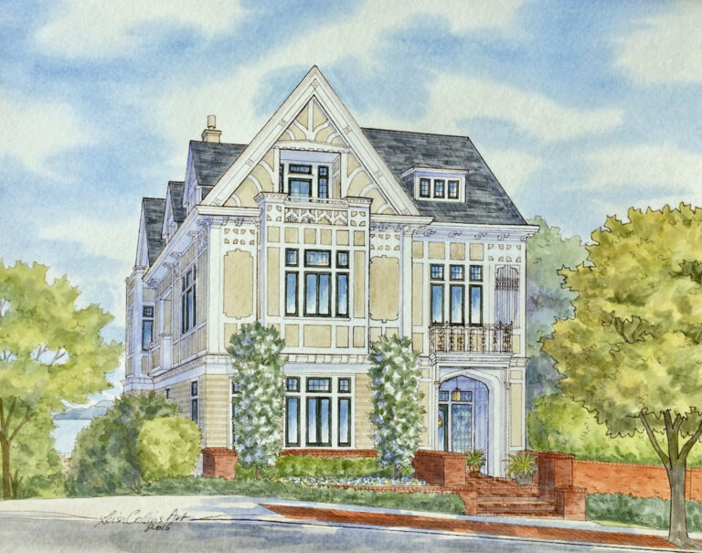 House Portraits: Victorian Houses Gallery - Leisa Collins Art