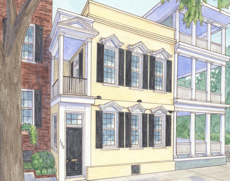 House Portrait Original | Handcrafted House Portrait