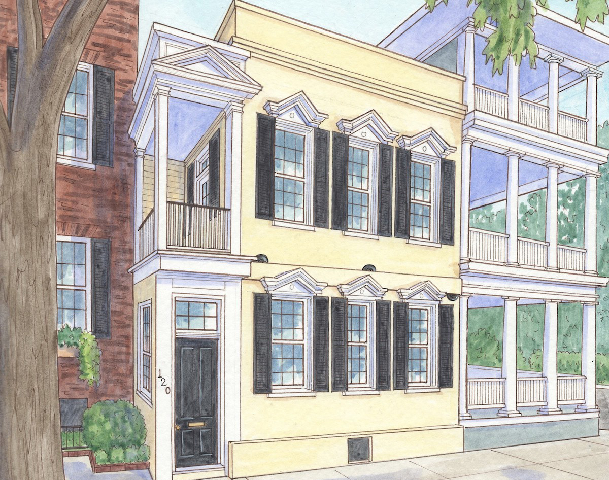 House Portrait Original | Handcrafted House Portrait